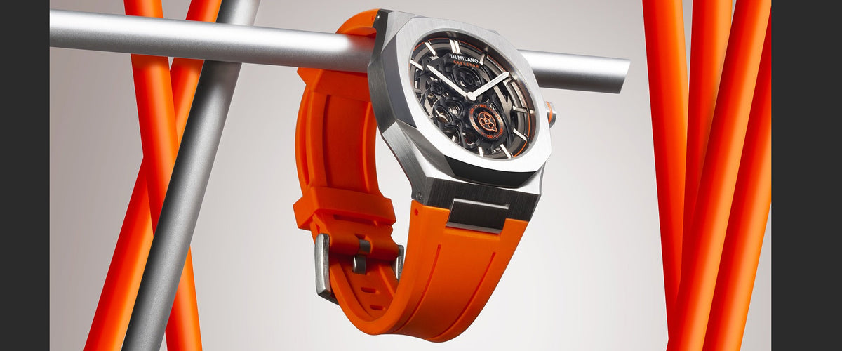 Crown Hour Review｜D1 Milano Skeleton Rubber Slice