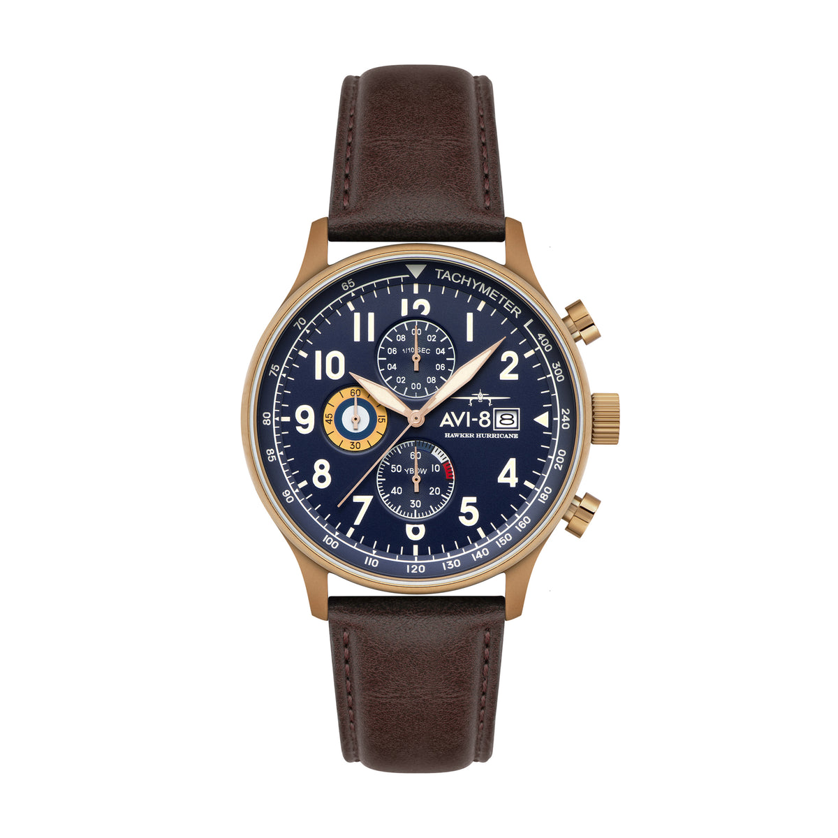 AVI-8 Watches Hong Kong | Hawker Hurricane Classic Chronograph Admiral ...