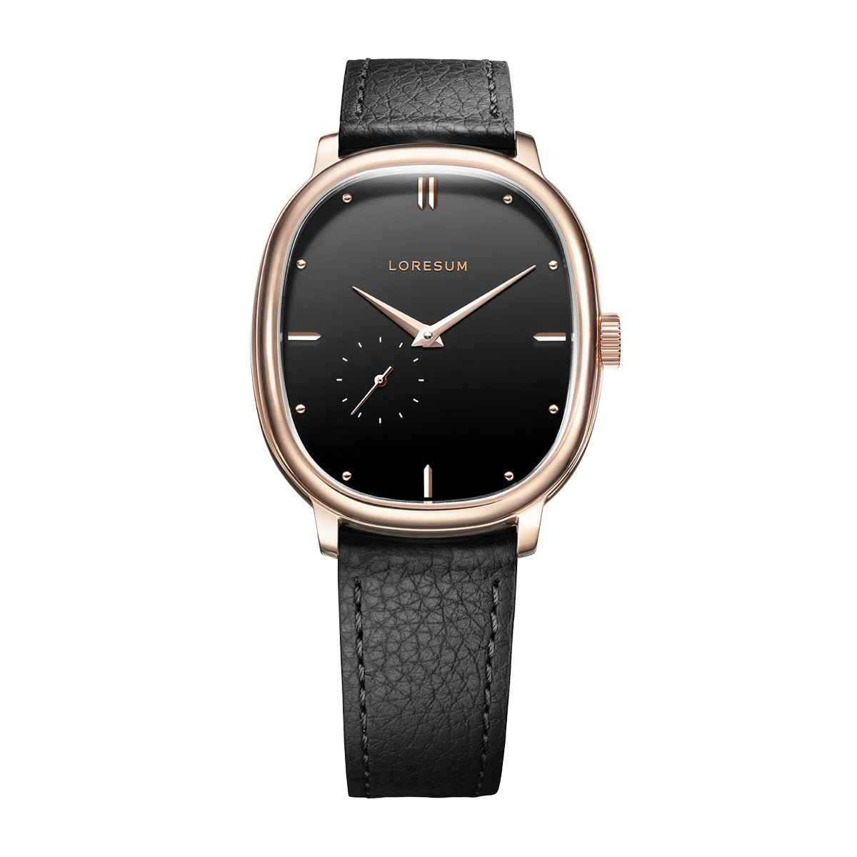 Loresum Watches Hong Kong | LS06 Onyx Rose Gold Plated LS06-BK-RG ...