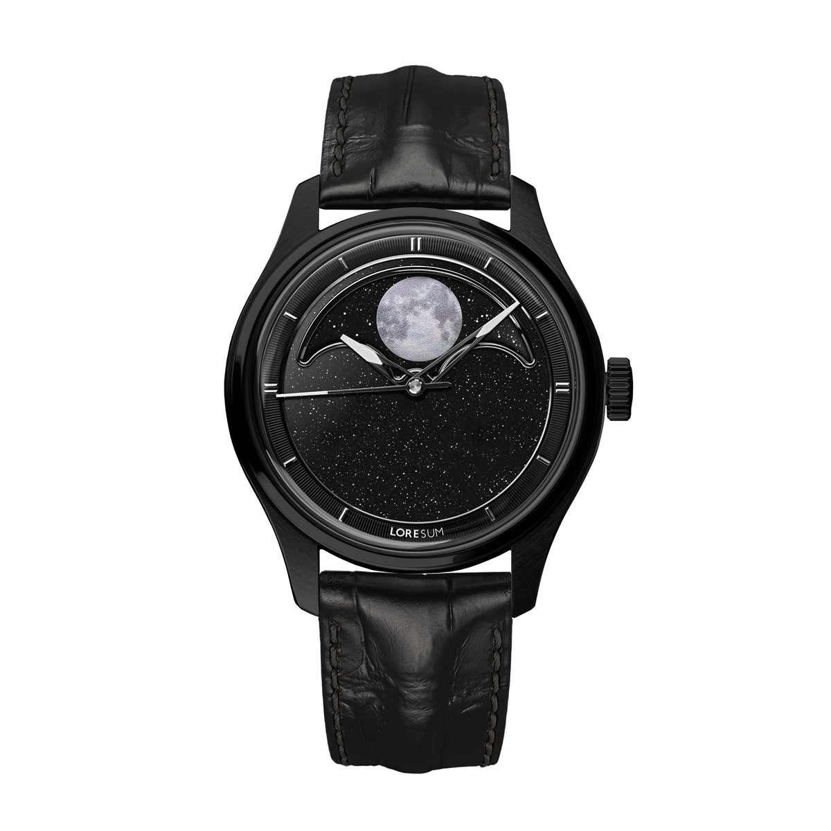 Loresum Watches Hong Kong | LS04 The Moonphase Aventurine LS04-BK ...