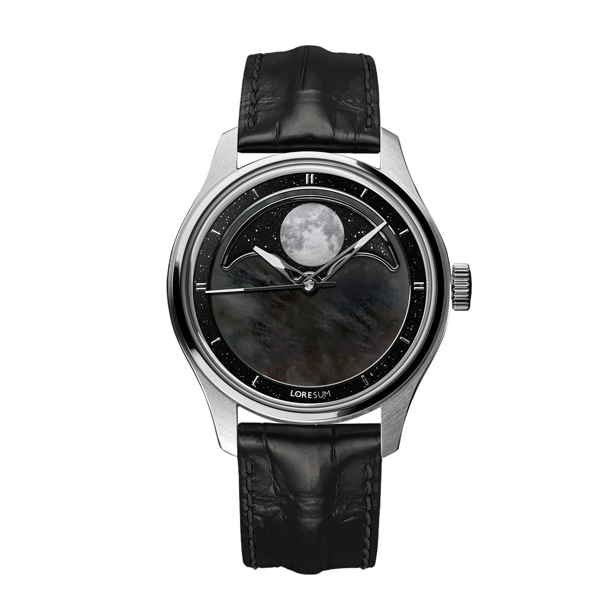 Loresum Watches Hong Kong | LS04 The Moonphase LS04-MOP-SS – Crown Hour