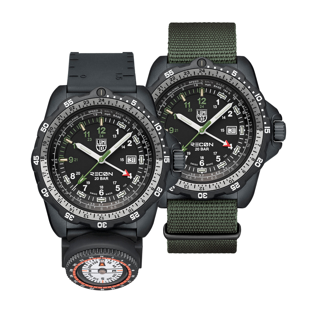 Luminox Watches Hong Kong | Land Recon NAV SPC XL.8837.SET – Crown Hour